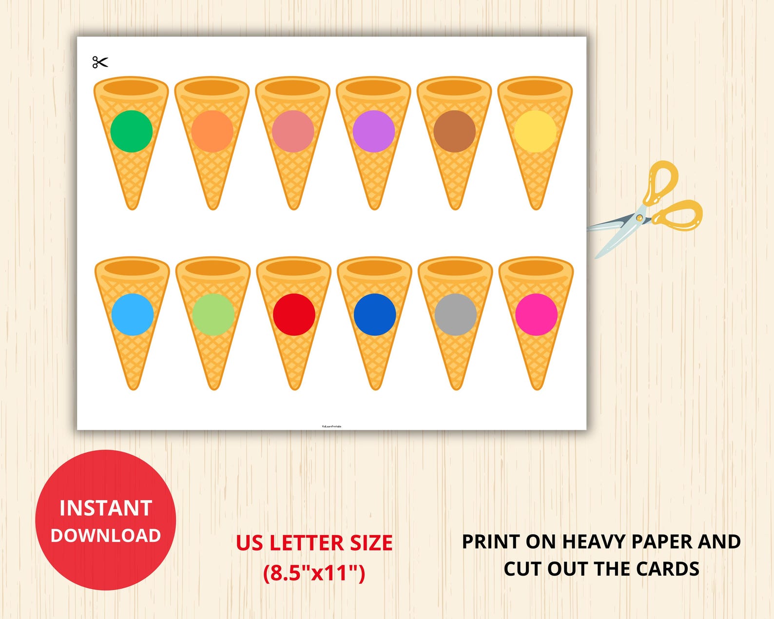 Ice Cream Color Matching,color Matching Game,color Sorting,summer ...