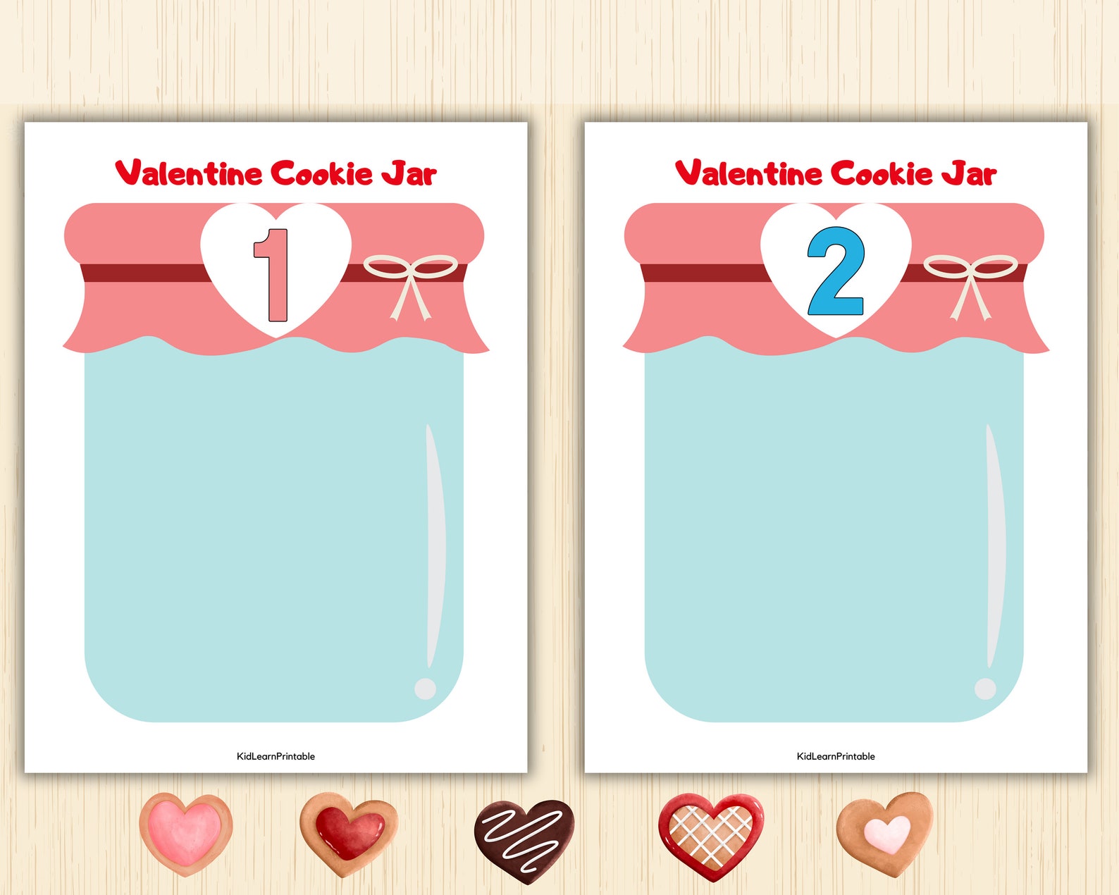 Valentine Counting Activity, Numbers 1-10, Count Activities,prek ...