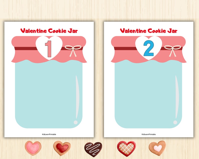 Valentine Counting Activity, Numbers 1-10, Count Activities,prek ...