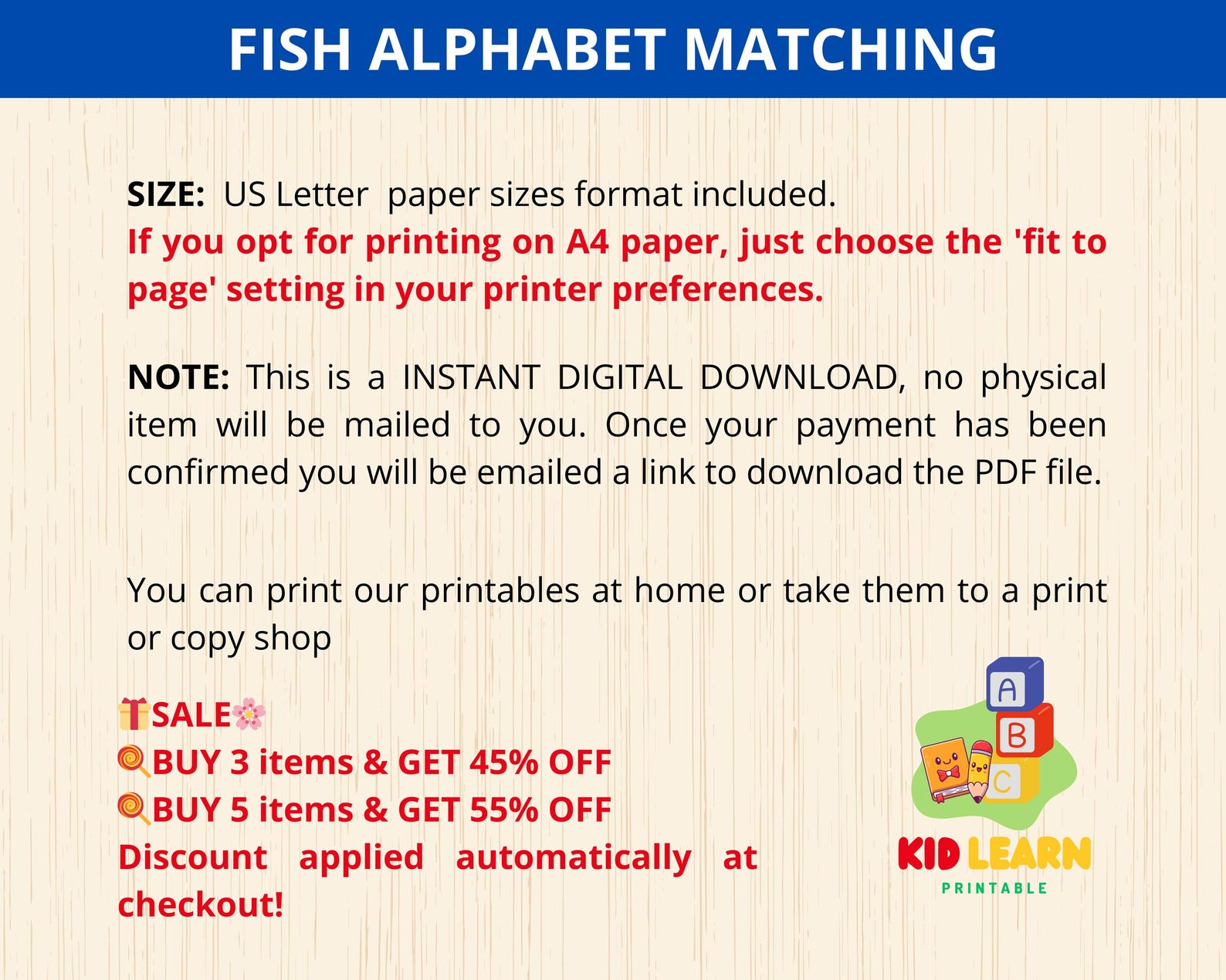 Fish Alphabet Match,ocean Animal Alphabet Matching,fish ABC Matching ...