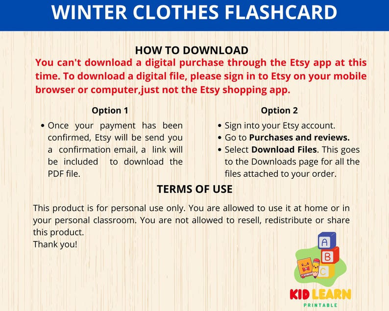 Winter Clothing Flashcard ,winter Clothes Flashcard,winter Vocabulary ...
