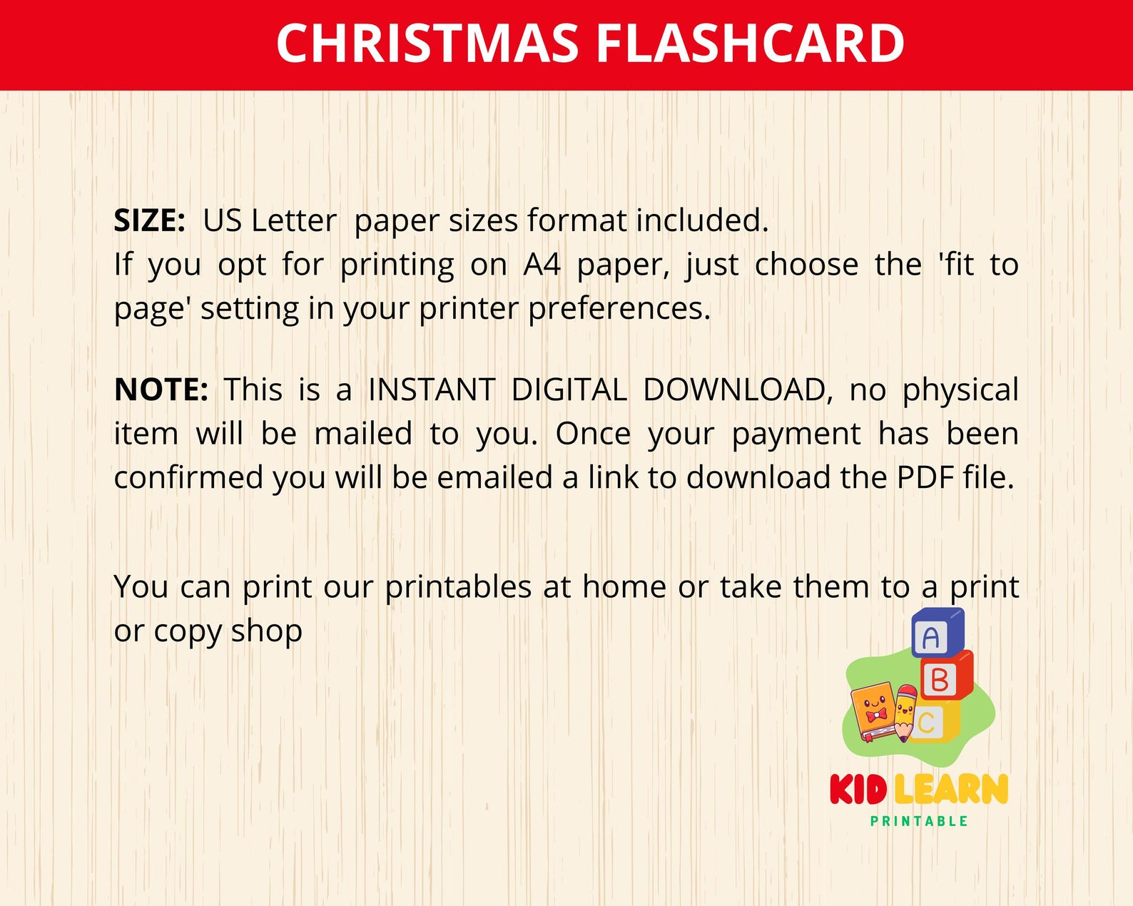 Christmas Flashcard,winter Flashcard,christmas Montessori Prek,holiday ...