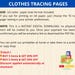 Clothes Tracing Worksheets,prek Tracing,toddler Writing Practice ...
