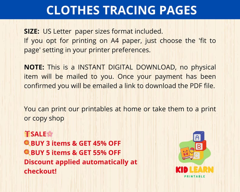 Clothes Tracing Worksheets,prek Tracing,toddler Writing Practice ...