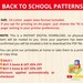 Back to School Patterns,what Comes Next,school Pattern Activity ...