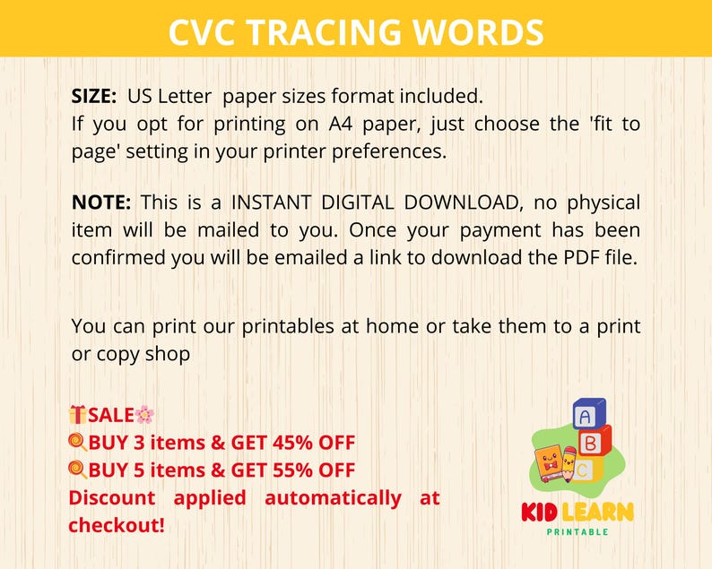 CVC Word Tracing Cards,cvc Writing Practice,montessori Handwriting ...