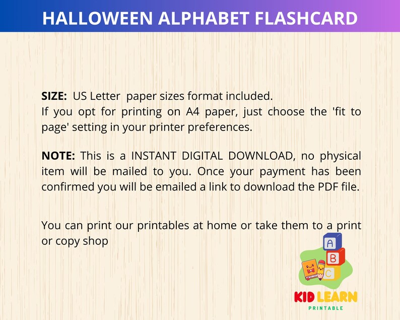 Halloween Alphabet Cards,halloween Flashcards,halloween Homeschool ...
