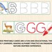 Nature Alphabet Cards Tracing Letters,nature Alphabet Cards,letter ...