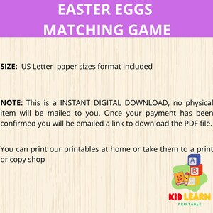 Easter Eggs Matching Game, Easter Egg Puzzle, Easter Eggs Symmetry ...