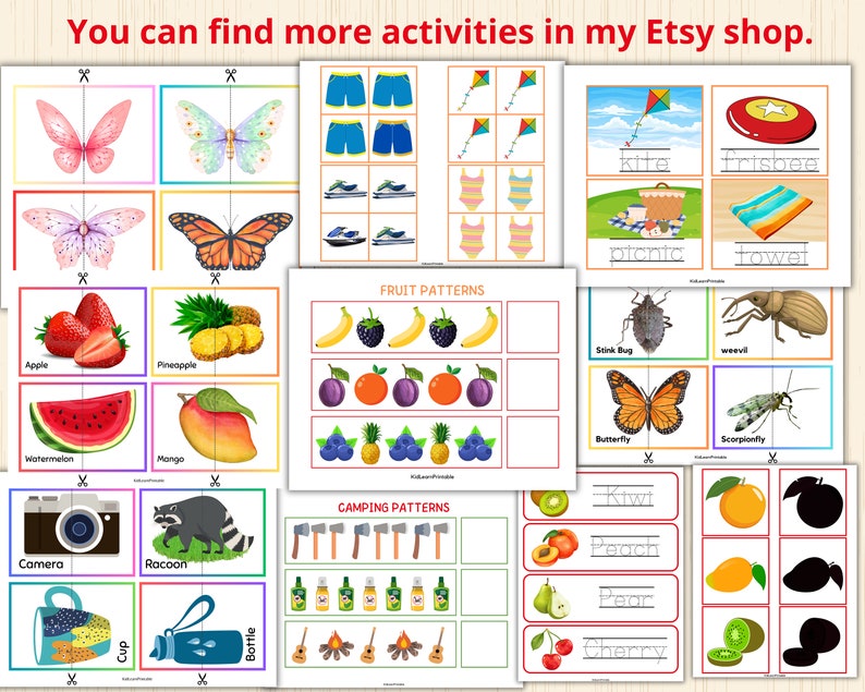 Fruits Puzzle Number Sequence,toddler Puzzle Pairs,fruit Matching ...