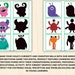 Monster Shadow Matching Games,monster Matching Activity,monster Puzzles ...