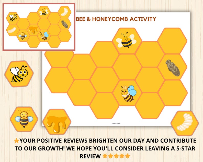 Bee Preschool Activity,bee Unit Study,honeybee Busy Book,sensory Bin ...