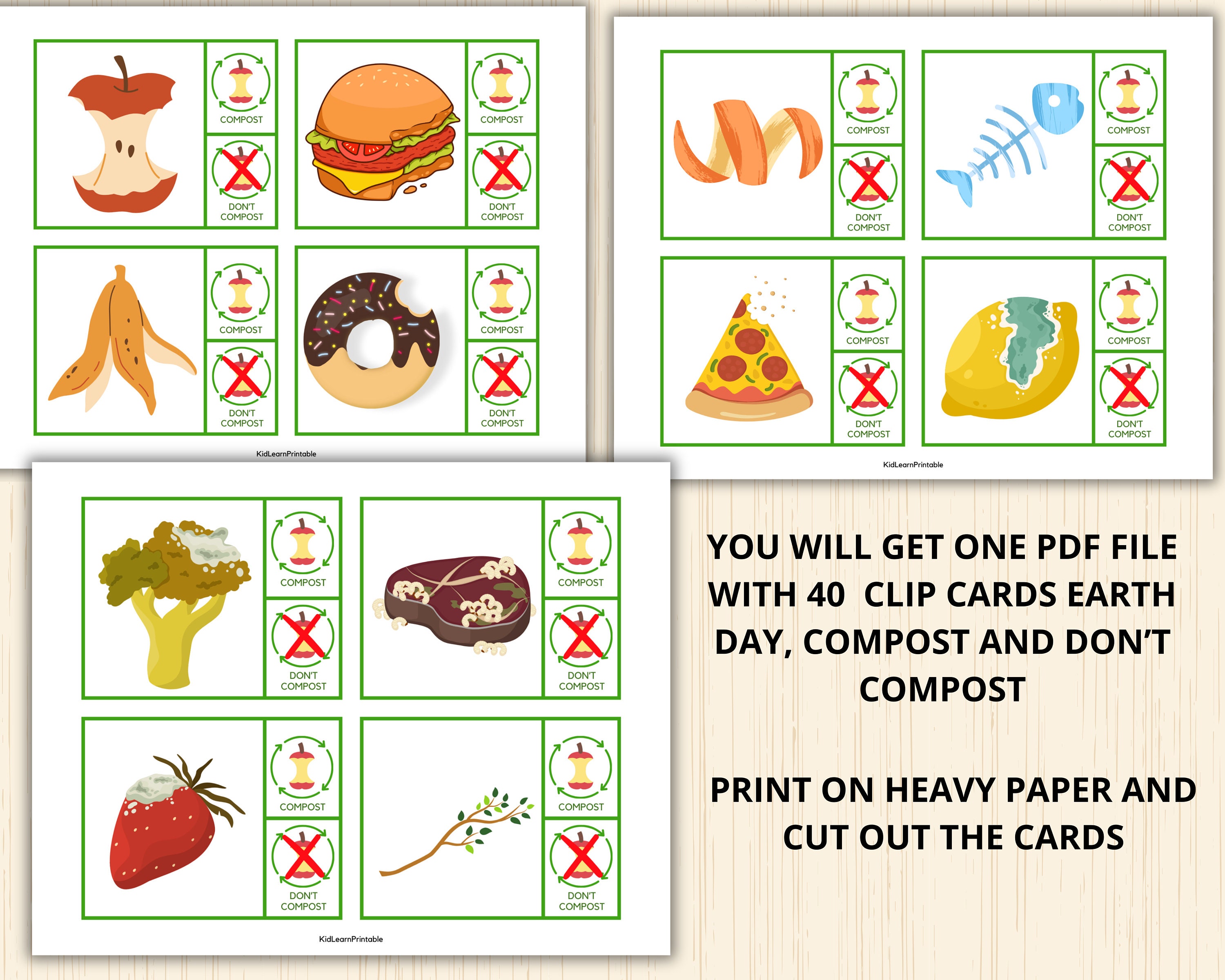 Composting Activity for Kids, Feed the Worms,earth Day Activity,recycle ...