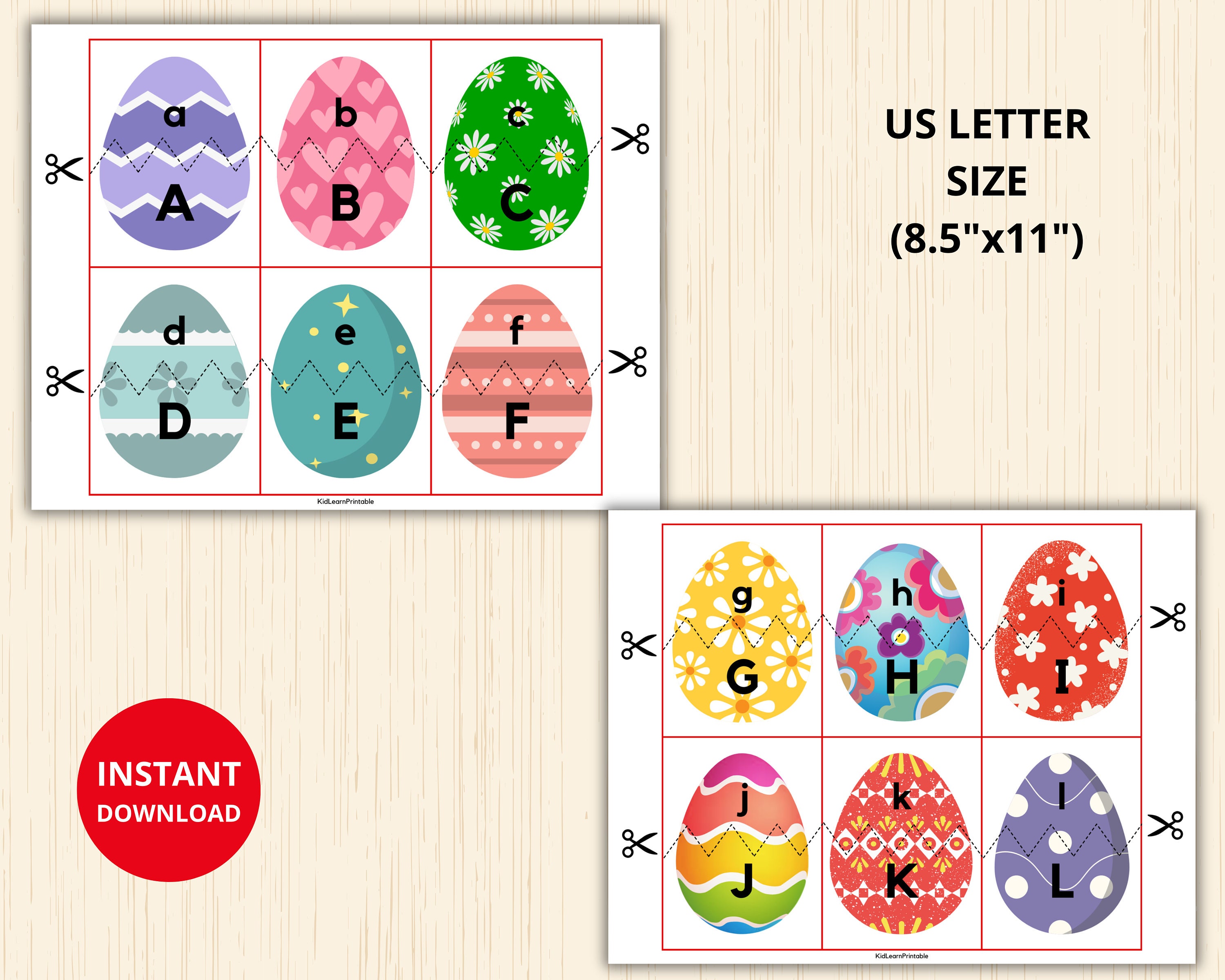 Easter Egg Alphabet,easter Activities, Easter Preschool Activity ...