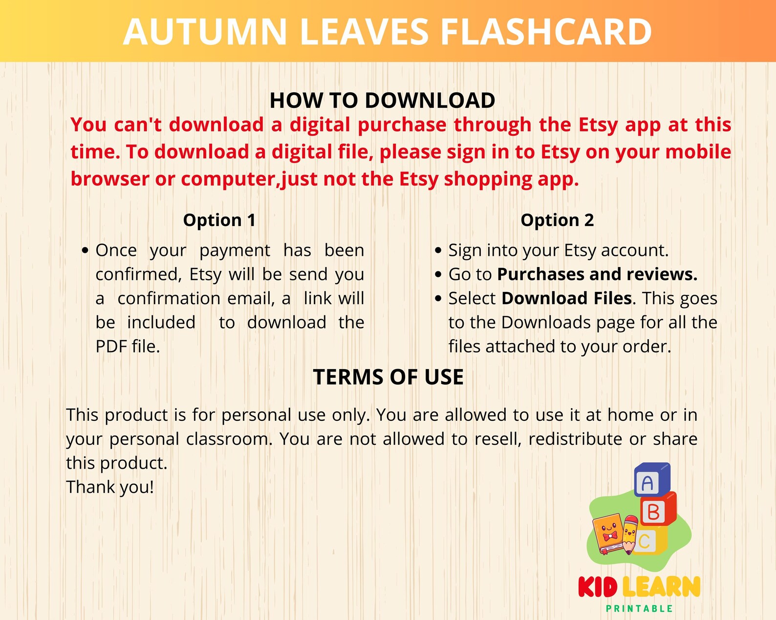 Autumn Leaves Flashcards,fall Montessori,homeschooling,leaf ...