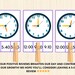 Telling Time Clip Cards,clock Activity,tell the Time Activity,learn the ...