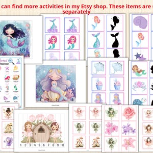 Mermaid Scavenger Hunt,mermaid Trasure Hunt,mermaid Birthday Party Game ...