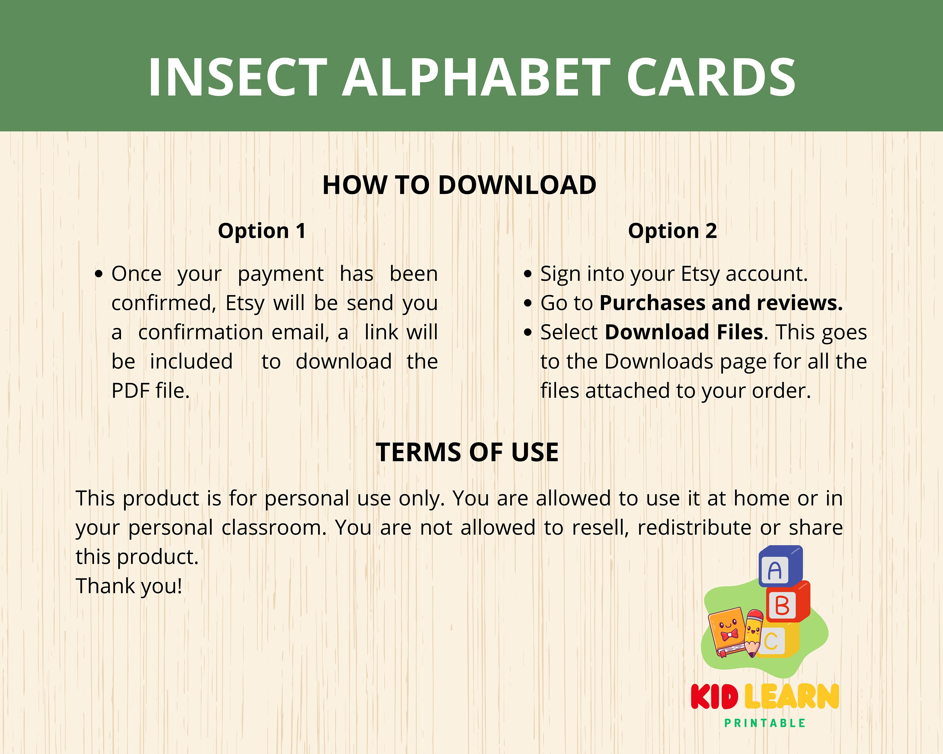 Insect Flashcards, Bug Alphabet,insect Alphabet Cards, Alphabet Flash ...