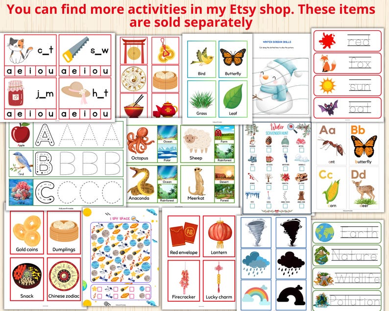 Cvc Word Cards,cvc Word and Picture Matching Activity,cvc Word Matching ...
