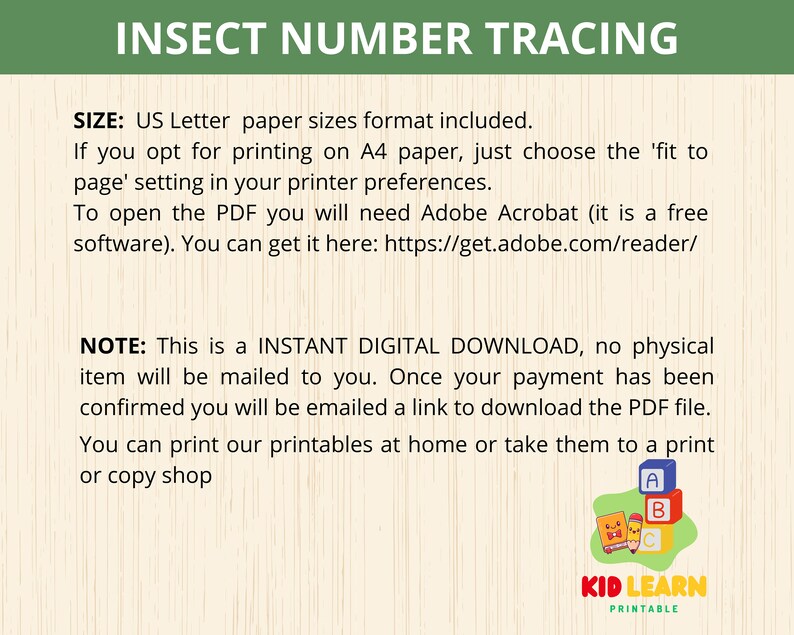 Insect Number Tracing,handwriting Practice Worksheets,writing Skills ...