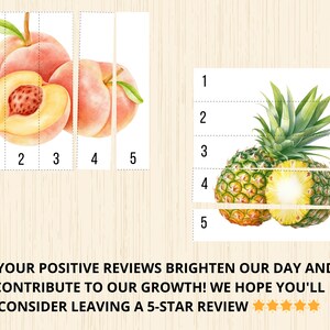 Fruits Puzzle Number Sequence,toddler Puzzle Pairs,fruit Matching ...