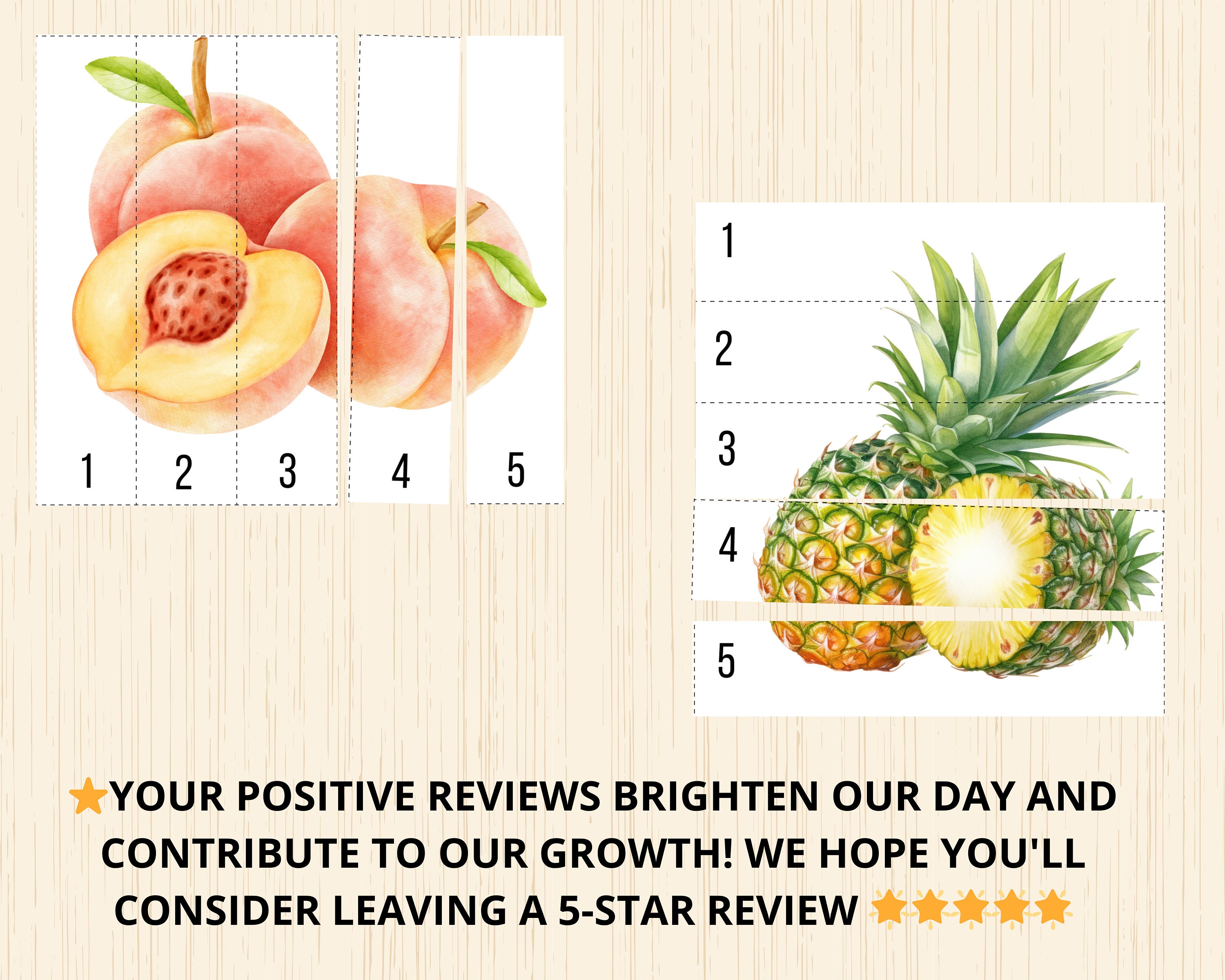 Fruits Puzzle Number Sequence,toddler Puzzle Pairs,fruit Matching ...