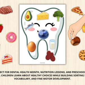 Healthy or Unhealthy Food Sorting Game,preschool Nutrition Food Sorting ...