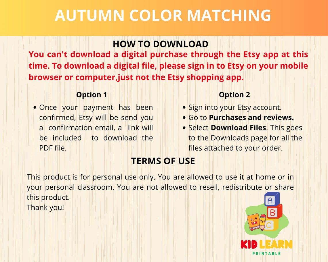 Autumn Colour Matching,fall Color Sorting,autumn Colour Match,color ...