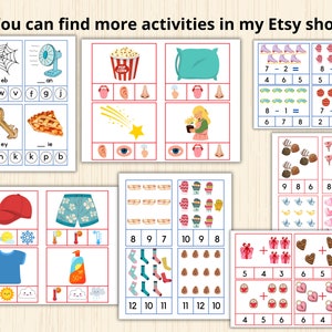 Shapes Sorting Activity,shapes Clip Card,matching Activity,learning ...