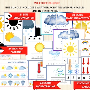 Weather Patterns,weather Montessori,weather Activity,cut and Paste ...