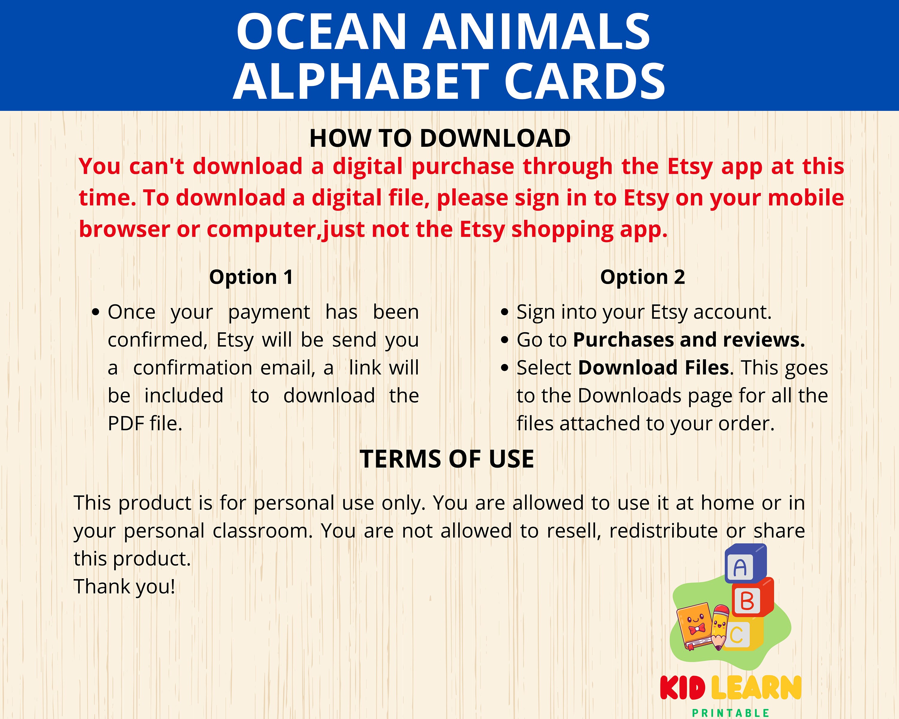 Ocean Alphabet Cards,ocean Animal Flash Cards,montessori,world Ocean ...