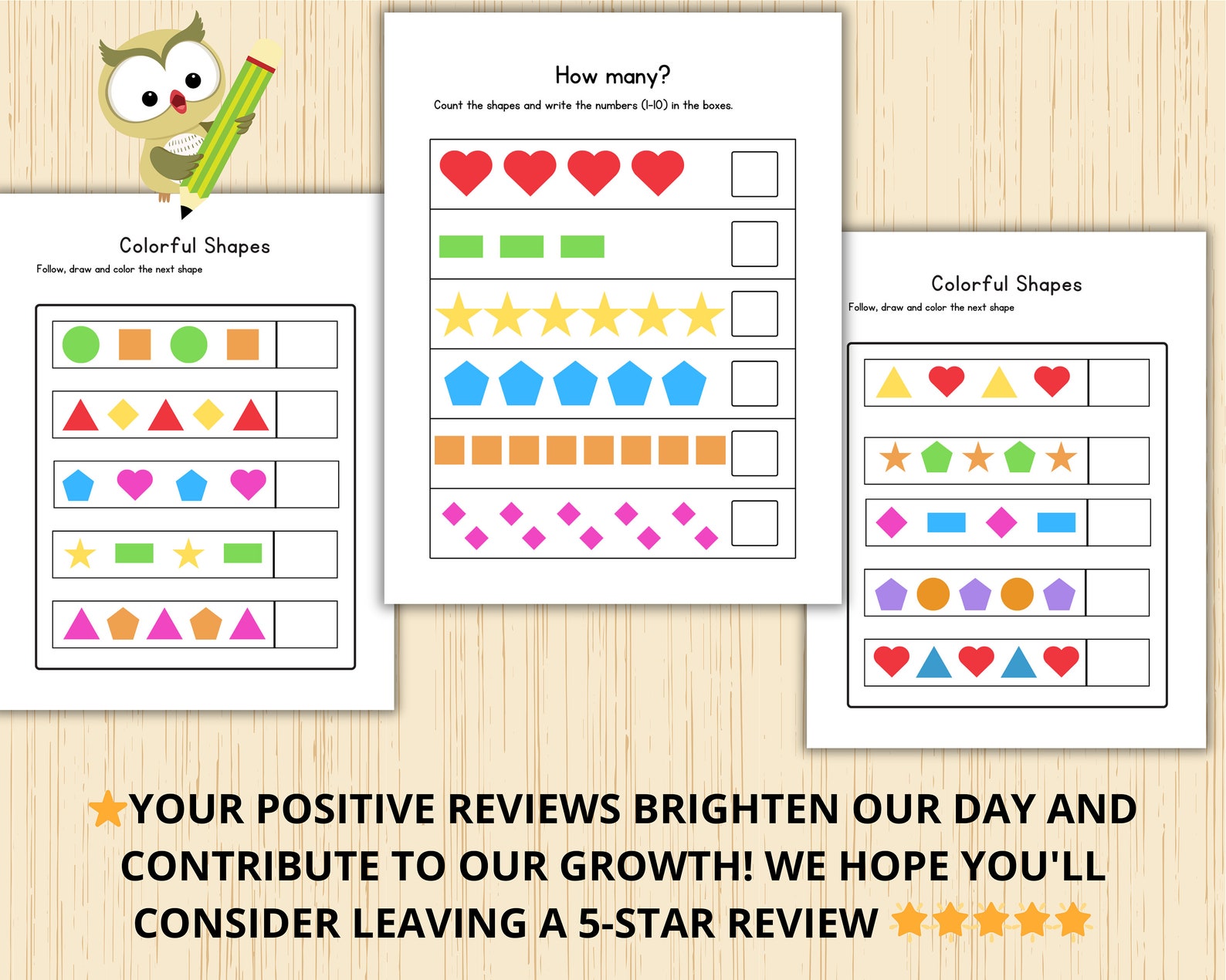 Preschool Shapes Worksheets, Prek Shape,shape Activities, Basic Shapes ...