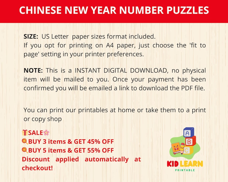 Chinese New Year Game,chinese Matching Activity,lunar New Year Puzzle ...