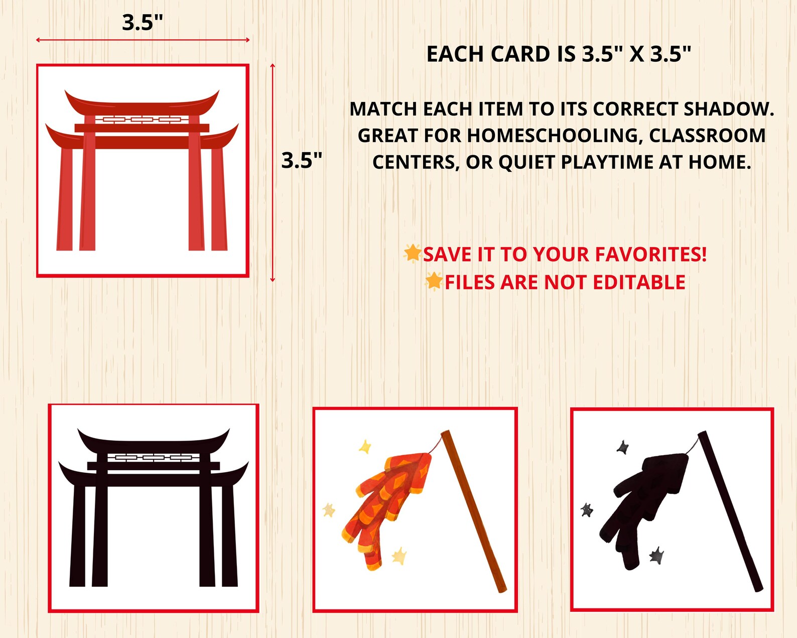 Chinese New Year Shadow Matching,matching Activity,lunar New Year ...