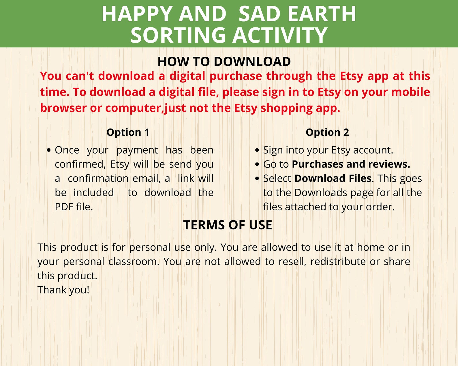 Happy Earth Sad Earth Sorting Activity,earth Day Montessori Preschool ...