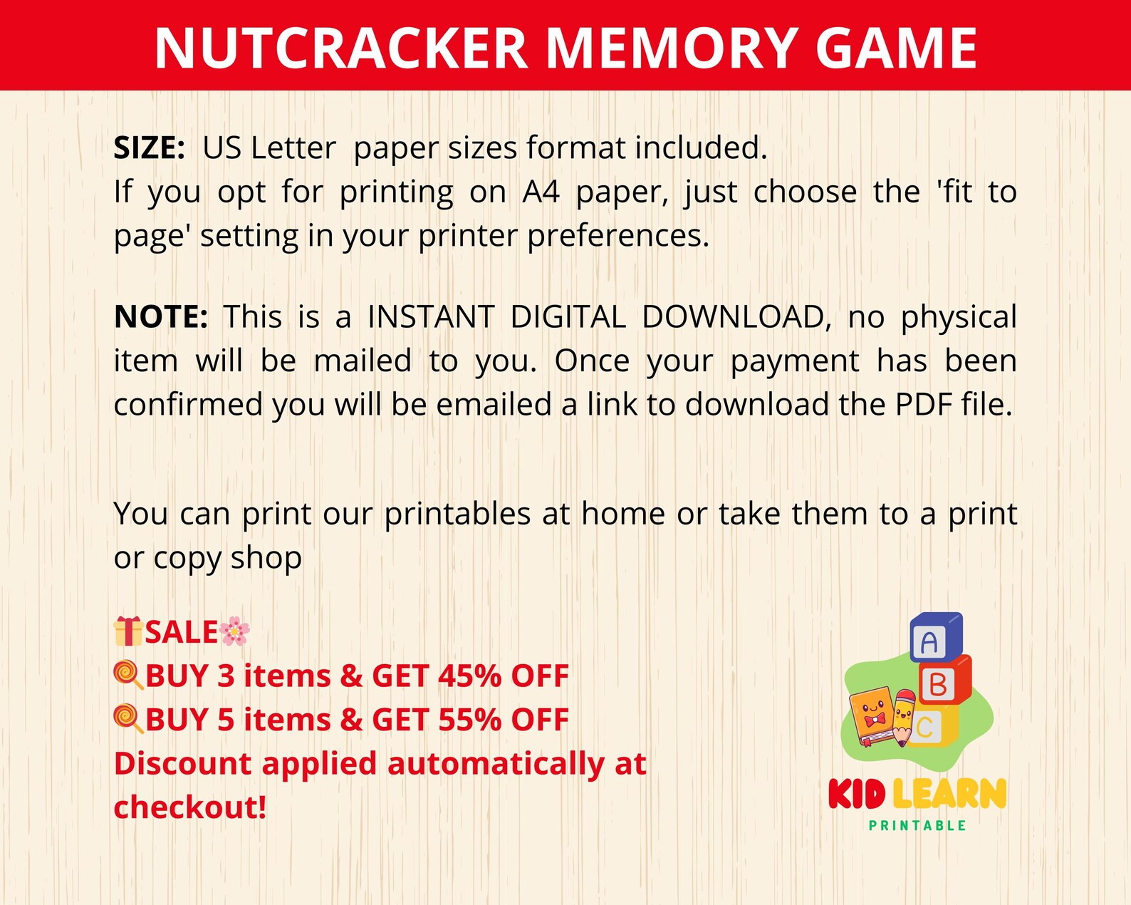 Nutcracker Memory Game,nutcracker Matching Activity,christmas Memory ...