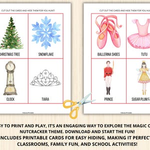 Nutcracker Treasure Hunt,nutcracket Ballet Scavanger Hunt,scavenger ...