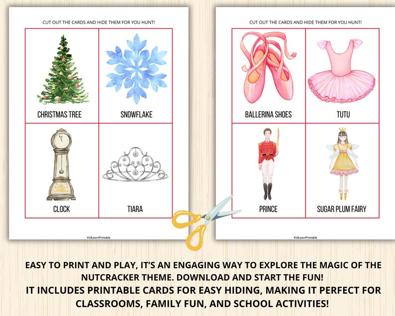 Nutcracker Treasure Hunt,nutcracket Ballet Scavanger Hunt,scavenger ...