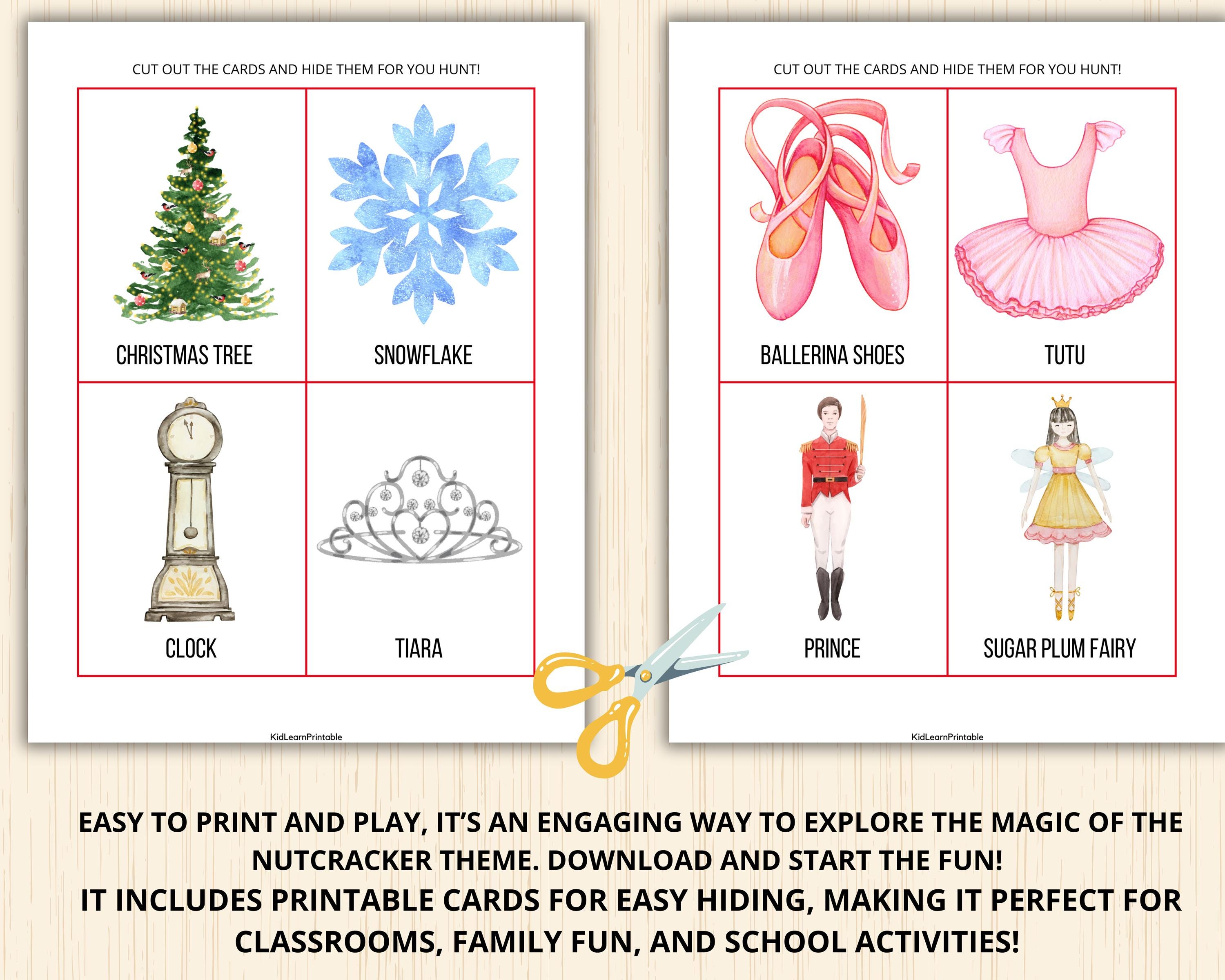 Nutcracker Treasure Hunt,nutcracket Ballet Scavanger Hunt,scavenger ...