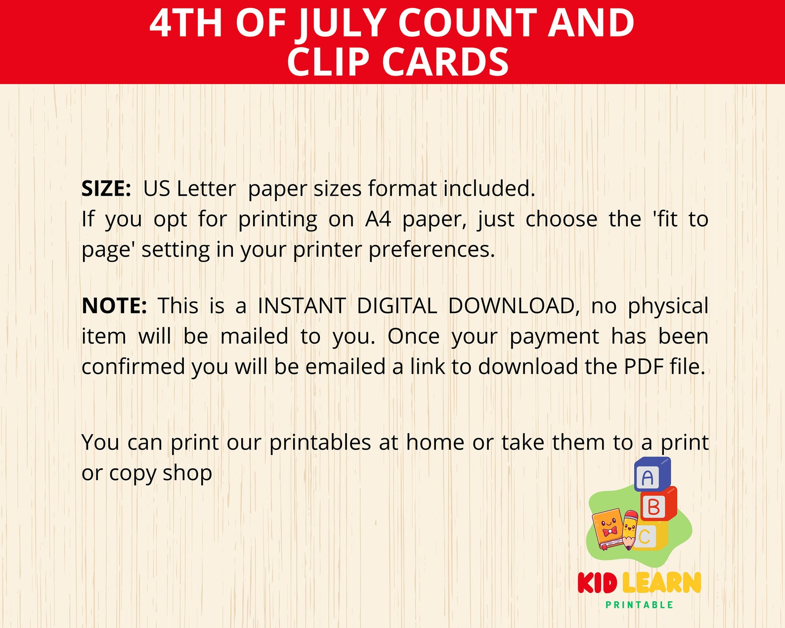 4th of July Count and Clip Cards,numbers 1-20,4th of July Cards ...