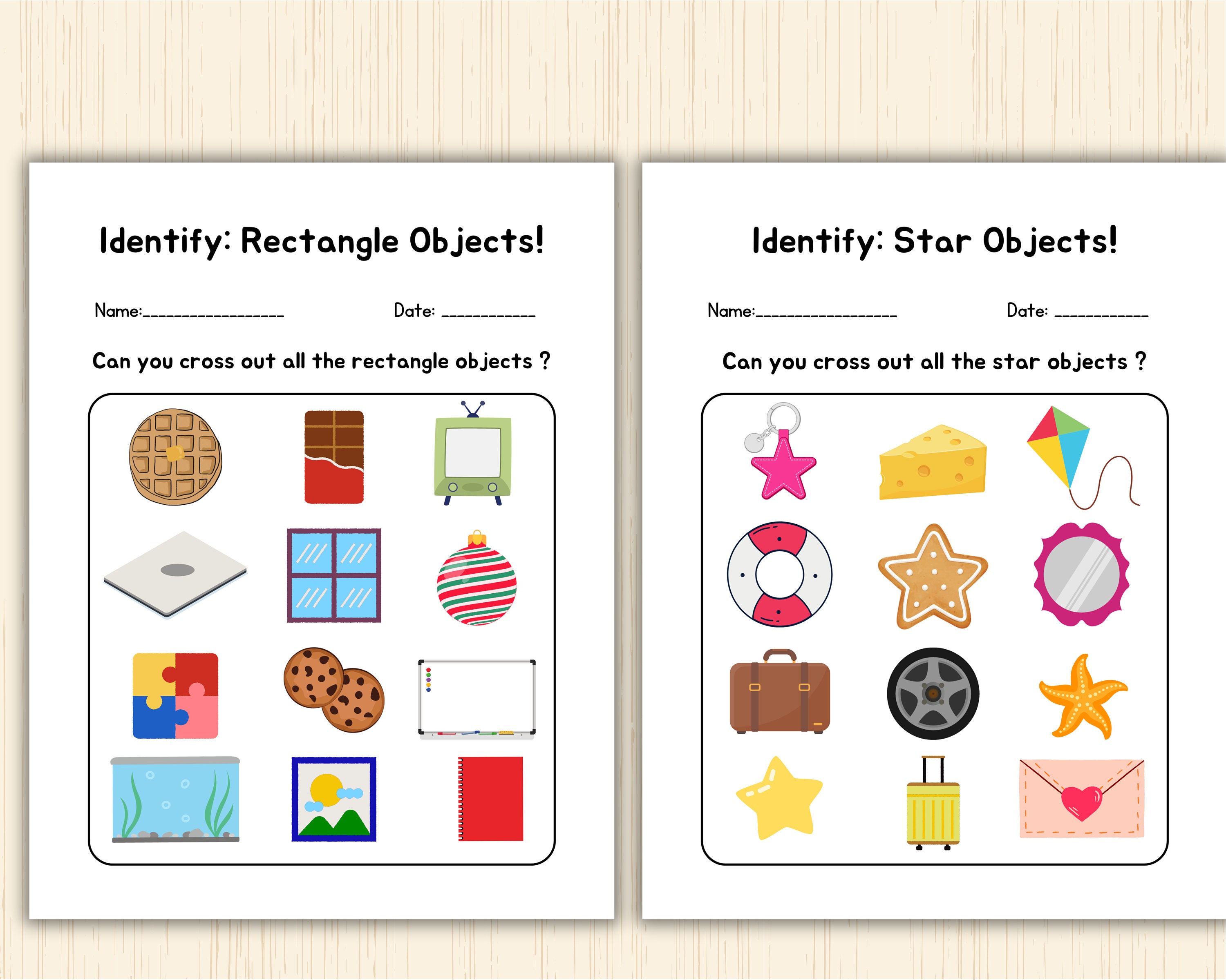 Shapes Matching Activity,shape Sorting, Shape Recognition, Matching ...