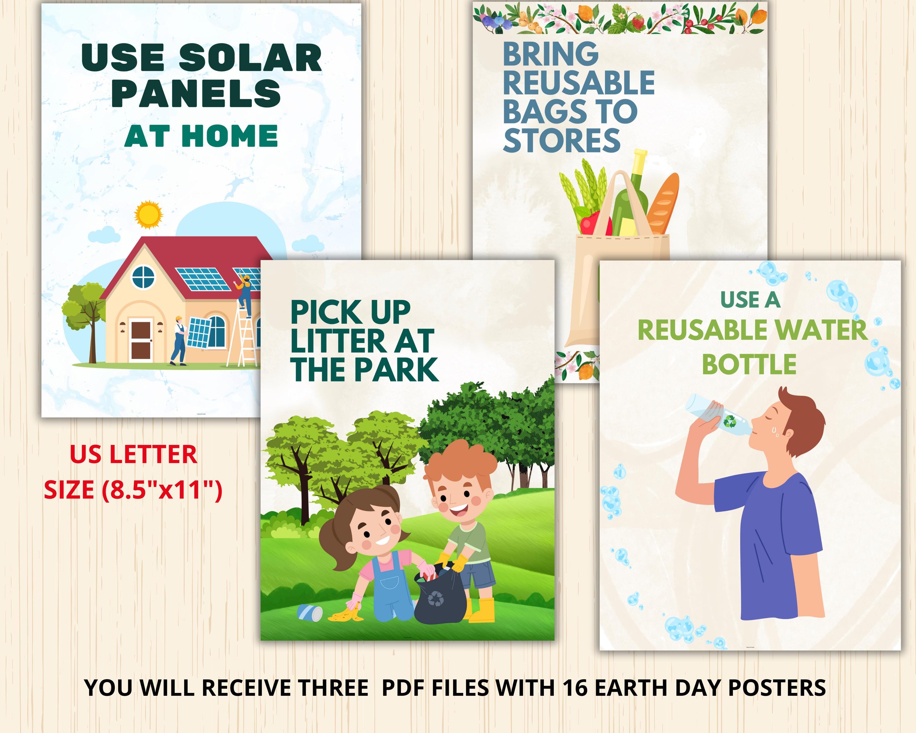 Earth Day Posters,earth Day Bulletin Board,environmental Awareness ...