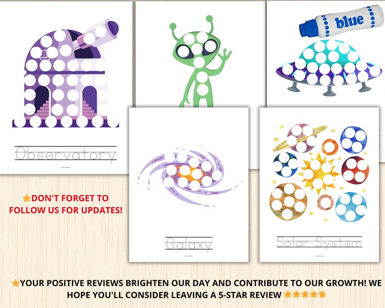 Space Dot Marker Pages,solar System Dot Marker Worksheets,outer Space ...