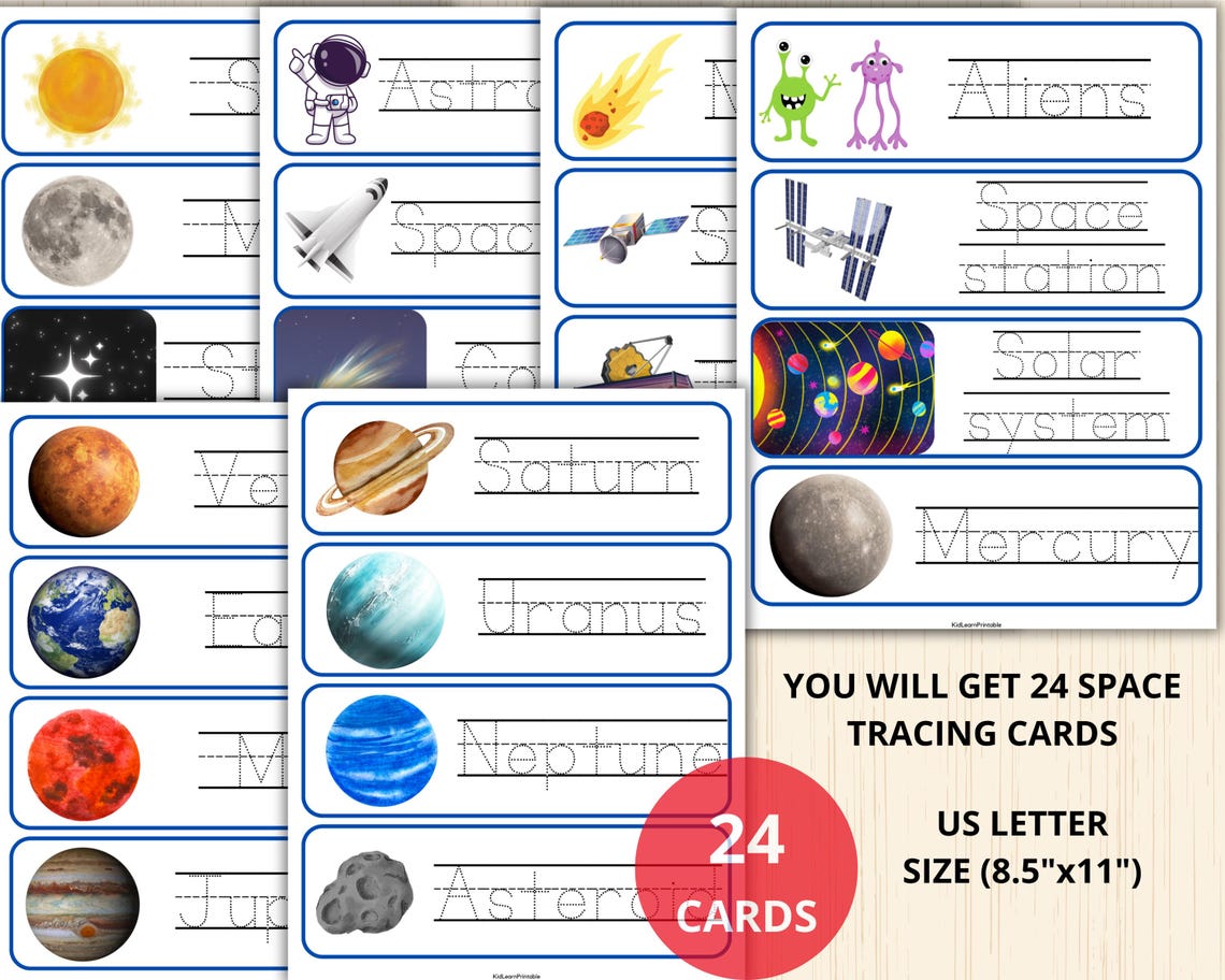 Outer Space Bundle,outer Space Unit Study,space Preschool,learning ...