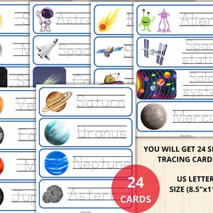 Outer Space Bundle,outer Space Unit Study,space Preschool,learning ...