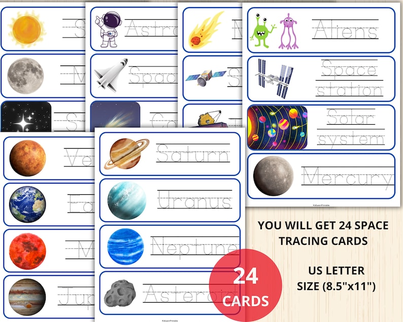 Outer Space Bundle,outer Space Unit Study,space Preschool,learning ...