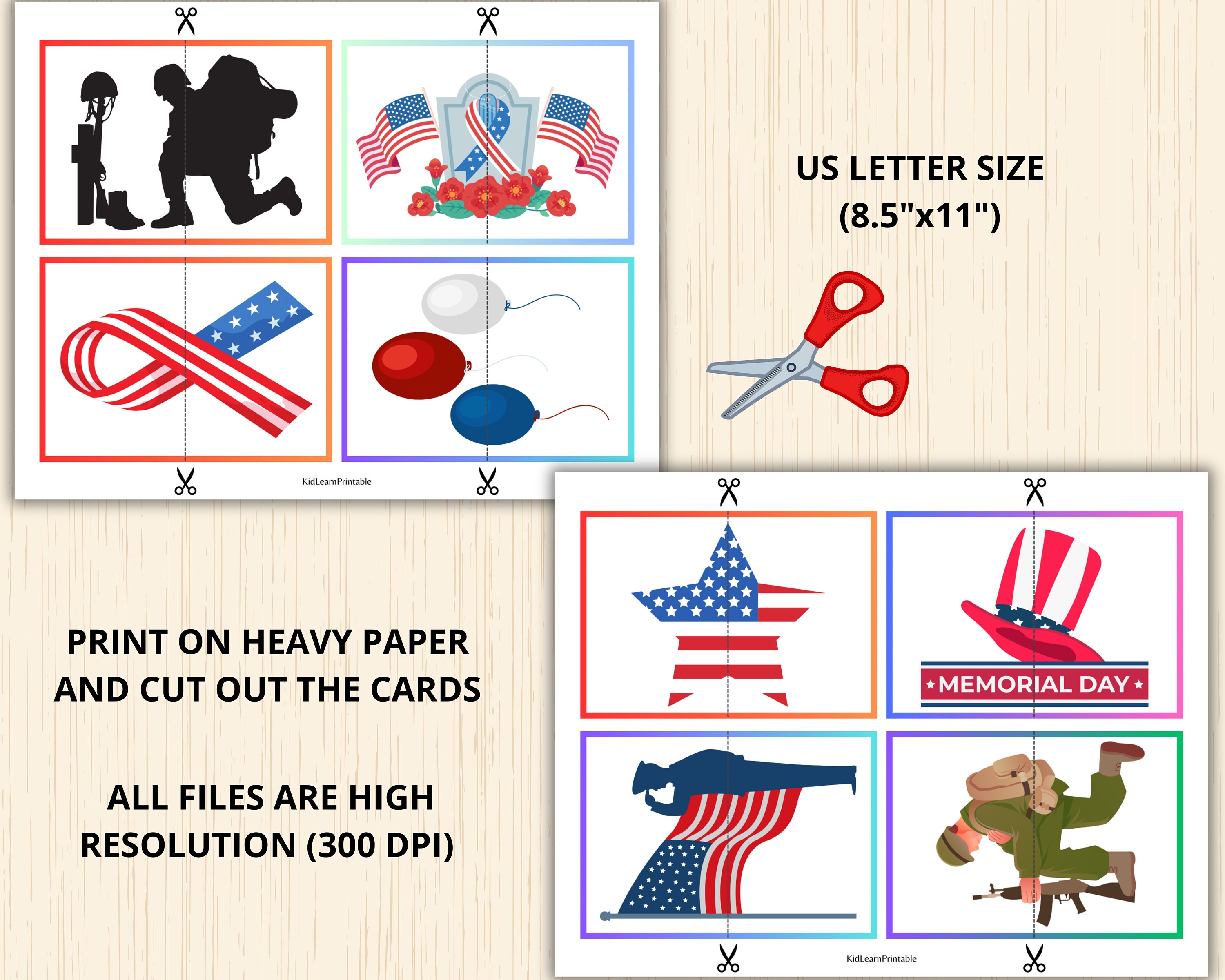 Memorial Day Matching Activity,memorial Day Puzzles,symmetry Puzzles ...