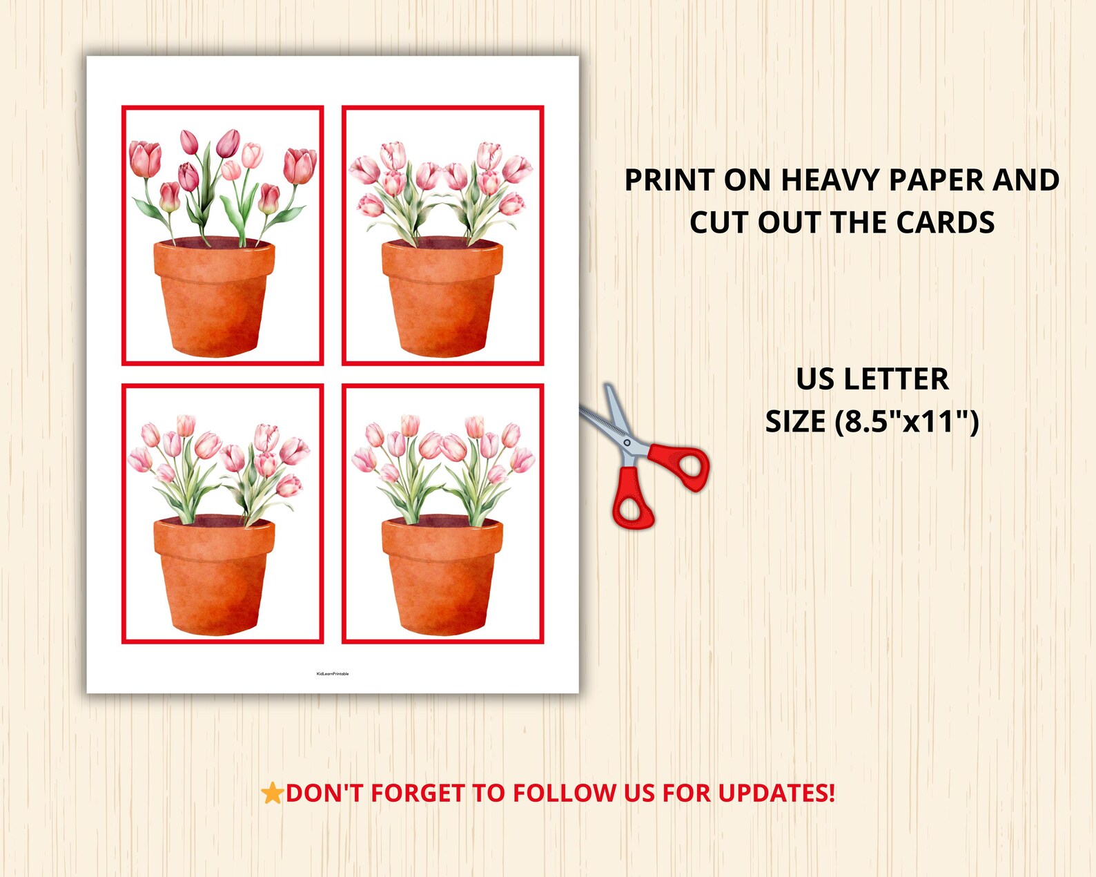 Flower Number Matching,flower Counting Game,spring Counting Numbers ...