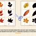 Fall Matching Activities, Autumn Leaves,shadow Matching Game,fall ...