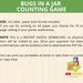 Bug in a Jar Counting Activity, Pretend Play,insect Busy Book, Bug Unit ...